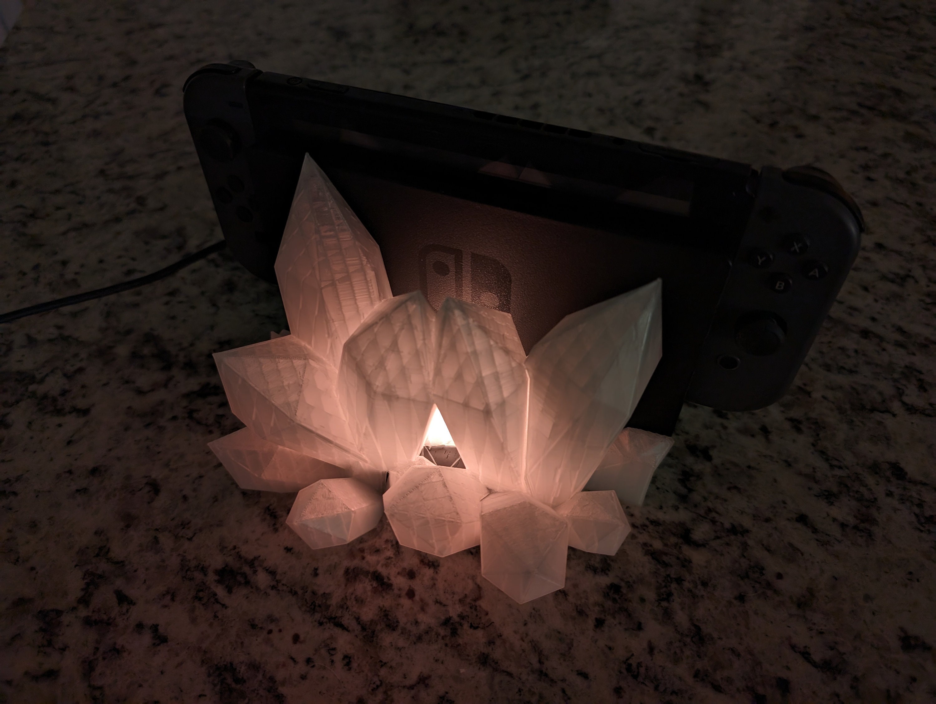 Crystal Nintendo Switch Dock With LED Lighting Effects Perfect for ...