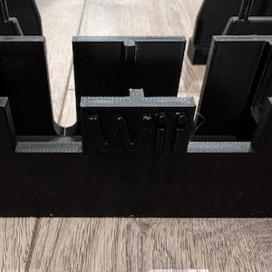 Nintendo Wii Remote and Nunchuck Stand - Handcrafted Holder for ...