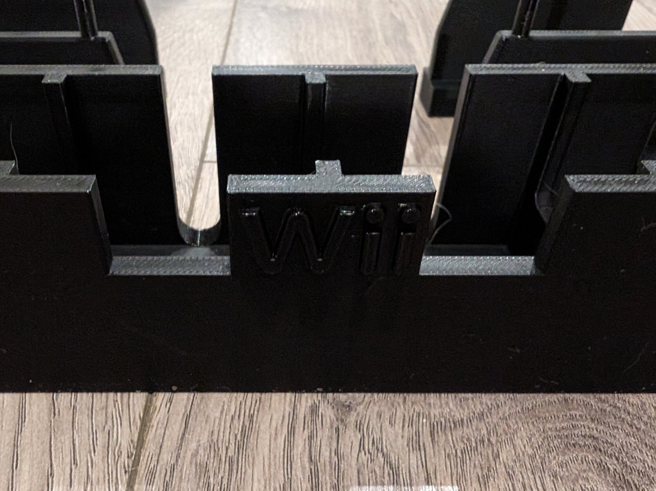 Nintendo Wii Remote and Nunchuck Stand - Handcrafted Holder for ...