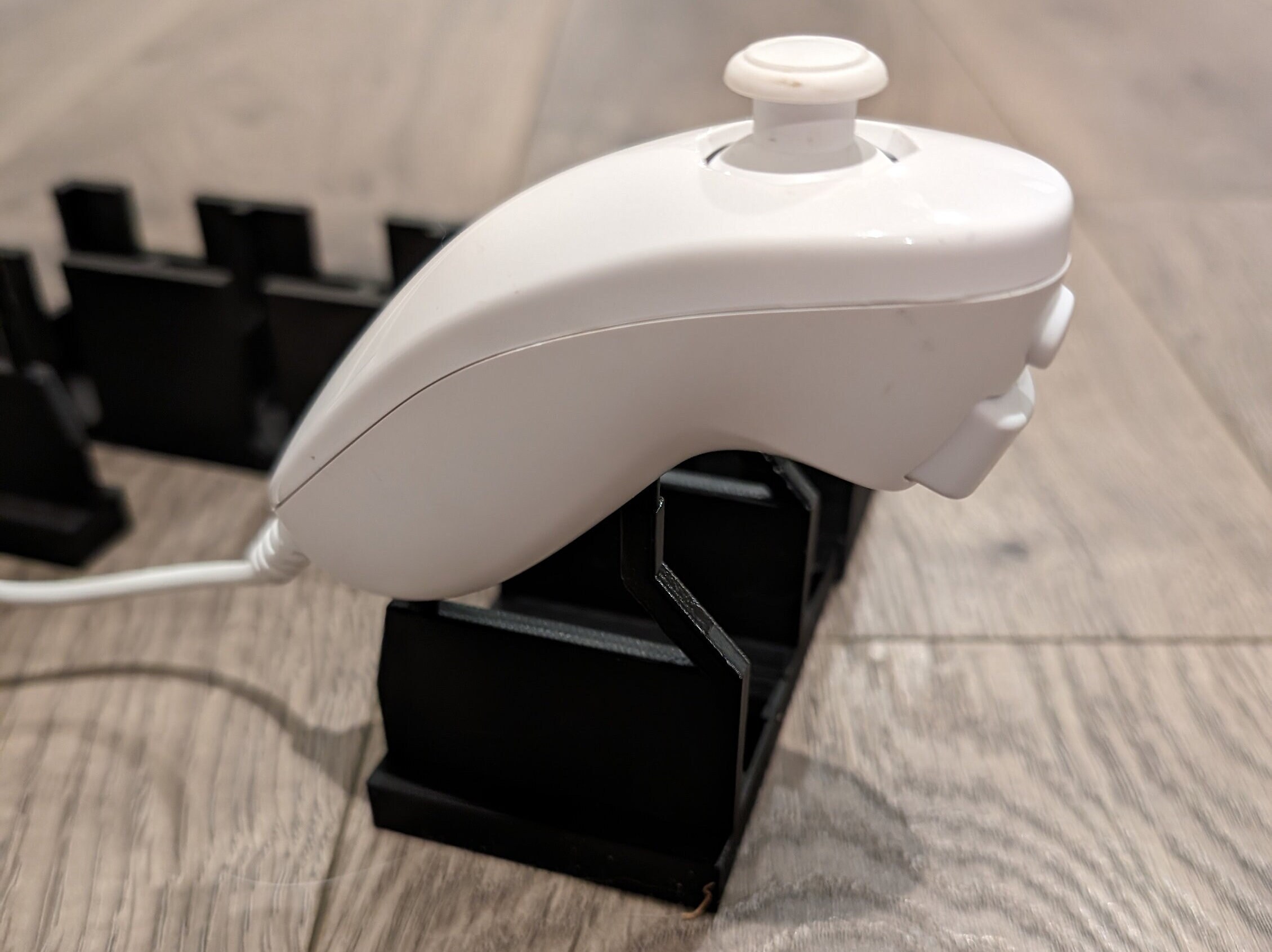 Nintendo Wii Remote and Nunchuck Stand - Handcrafted Holder for ...