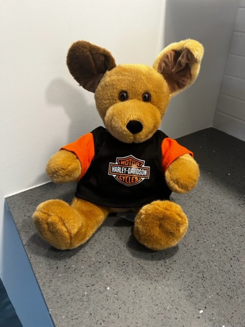 Harley Davidson Dog T Shirt on a Build A Bear - Etsy