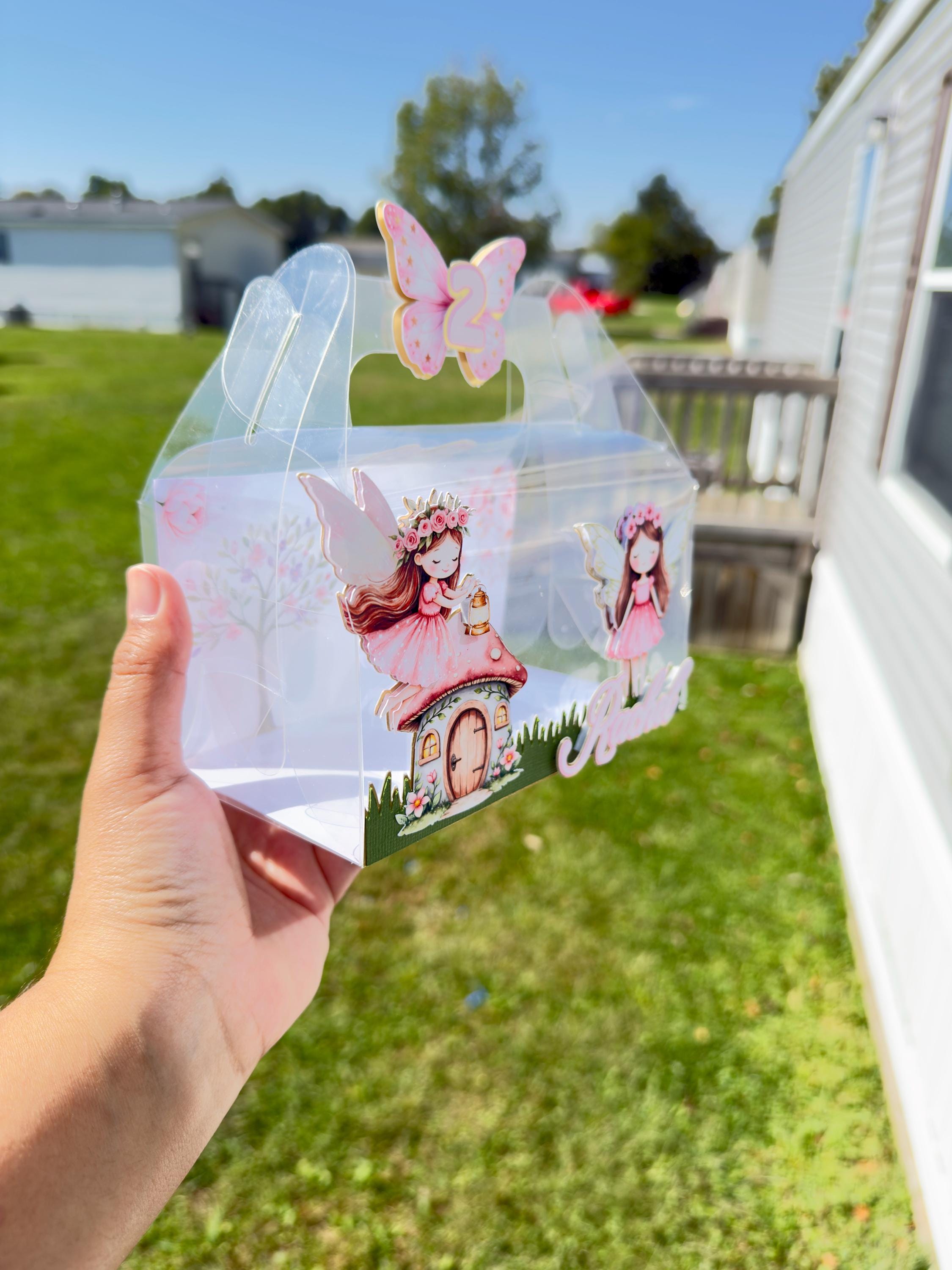 Fairy Favor Boxes, Flavor Fairy Box One Year, Party Favor Boxes Fairy ...