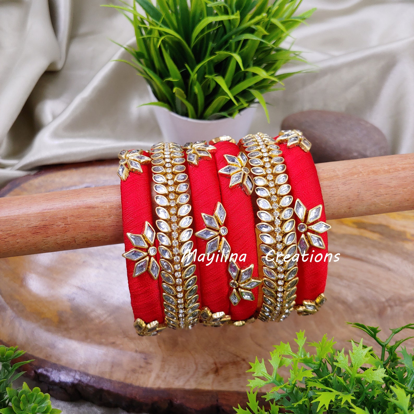 Silk Thread Budget Friendly Bangles for Wedding and Return Gifts - Etsy