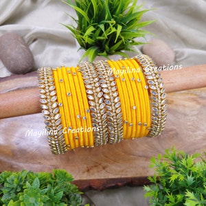 Silk Thread Bangles for Wedding | Pink Bangles | Thread Bangles for ...