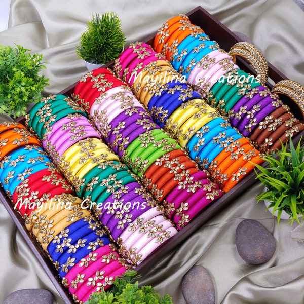 Silk Thread Bangles Return Gift - 60+ Gift Ideas for 2024