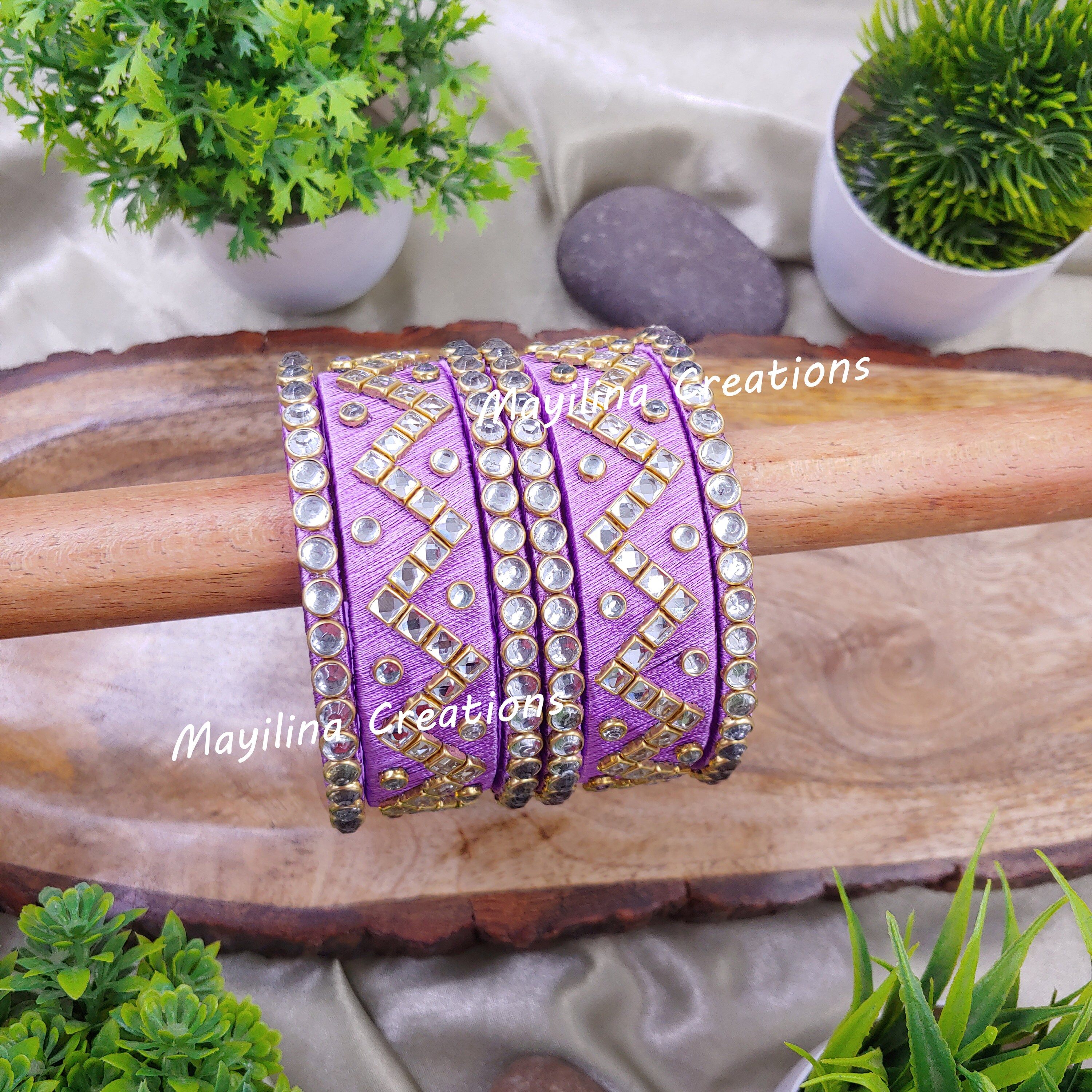 Pink Silk Thread Budget Friendly Bangles for Wedding and Return Gifts ...