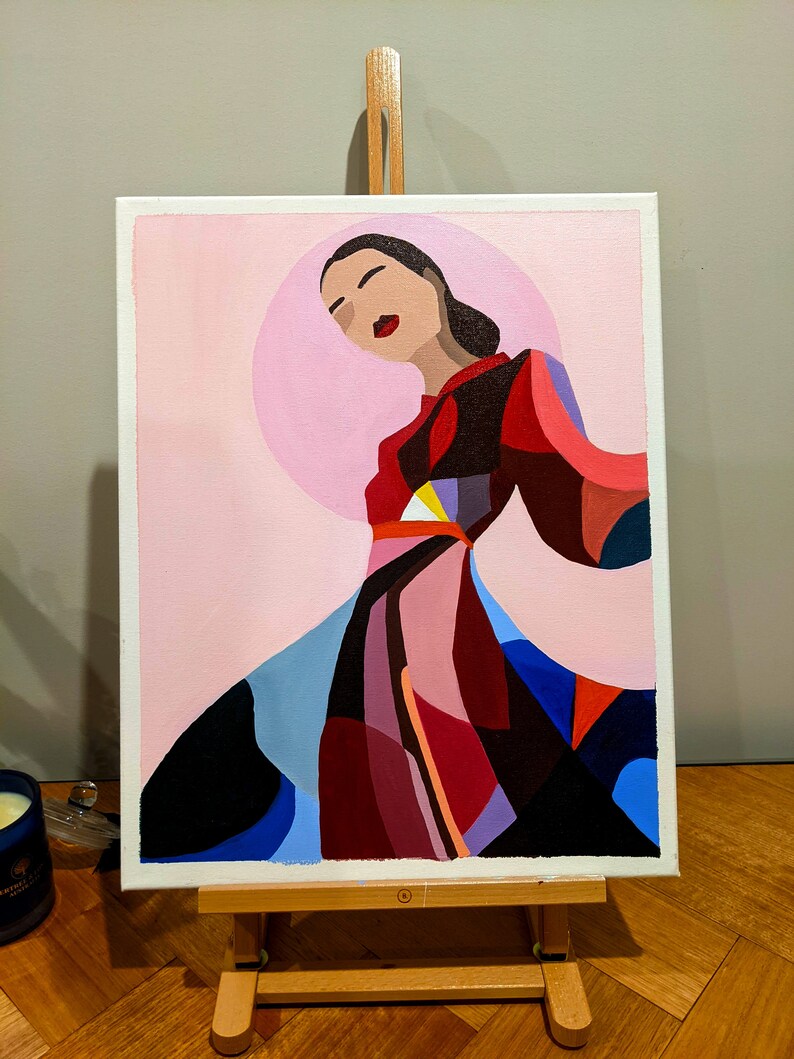 Hand Painted Acrylic Artwork - Etsy