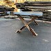 Gray Epoxy Resin Dining Table, Custom Wooden Ice Resin Dining Table ...