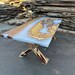 Gray Epoxy Resin Dining Table, Custom Wooden Ice Resin Dining Table ...