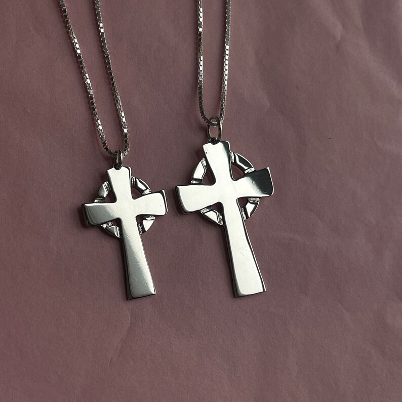 Celtic Cross - Handmade Sterling Silver - Etsy UK
