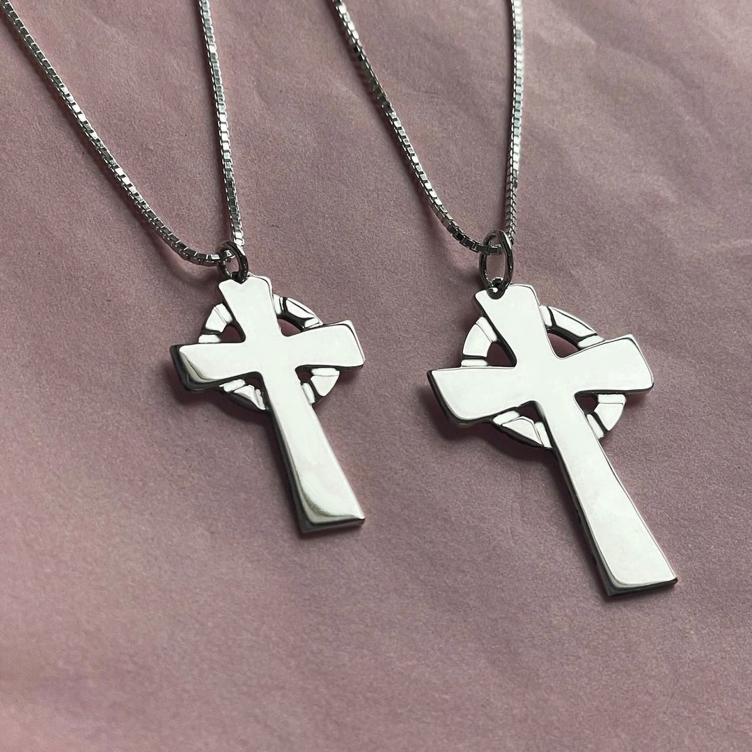 Celtic Cross - Handmade Sterling Silver - Etsy UK