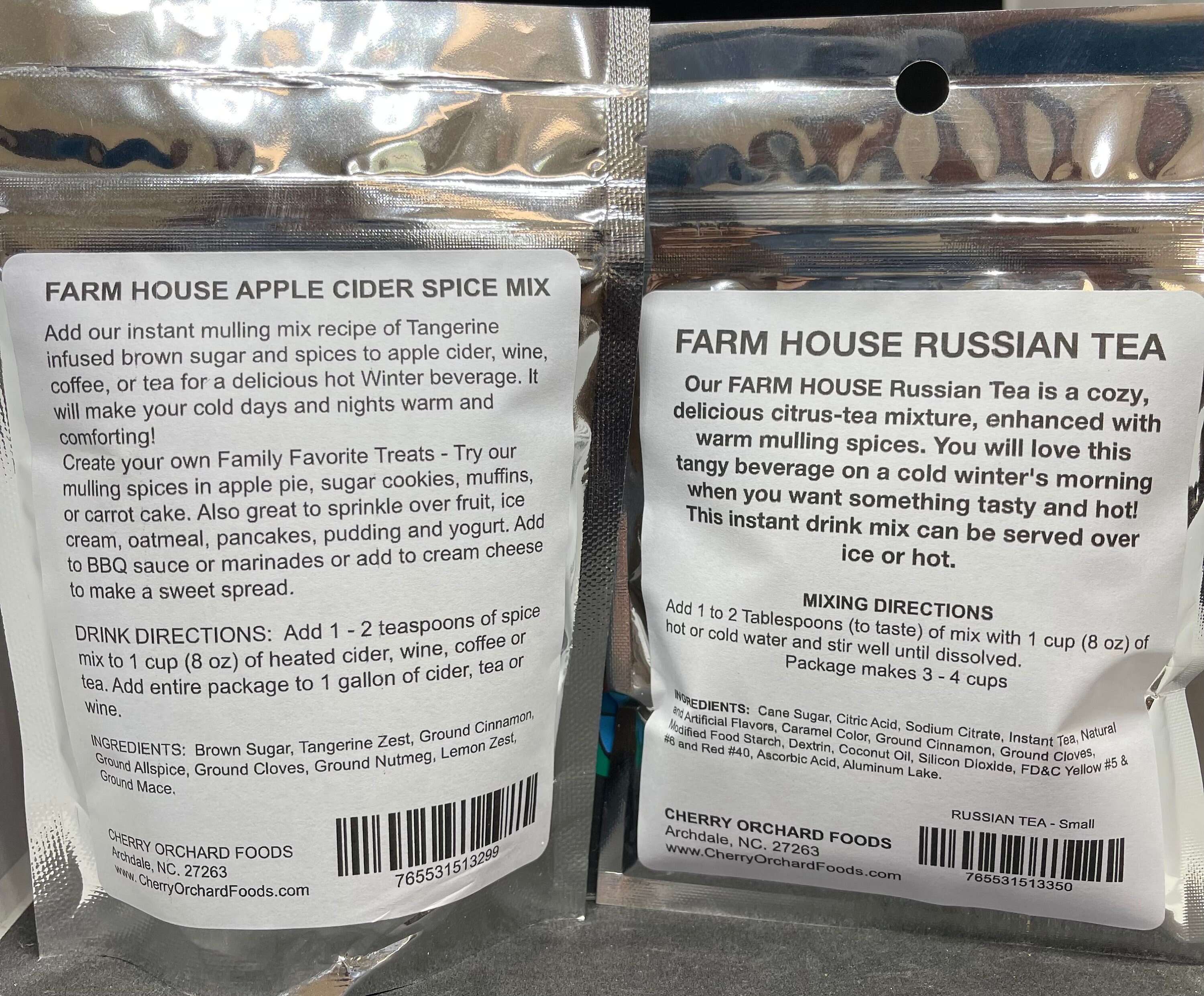 Russian Tea, Apple Cider Spice Mix, Mulling Spice Mix. Teas. Hot or ...