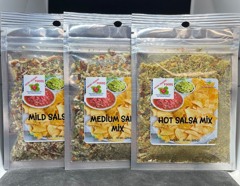 Salsa Mixes & Guacamole Mix, Handcrafted All-natural Seasonings. Farm ...