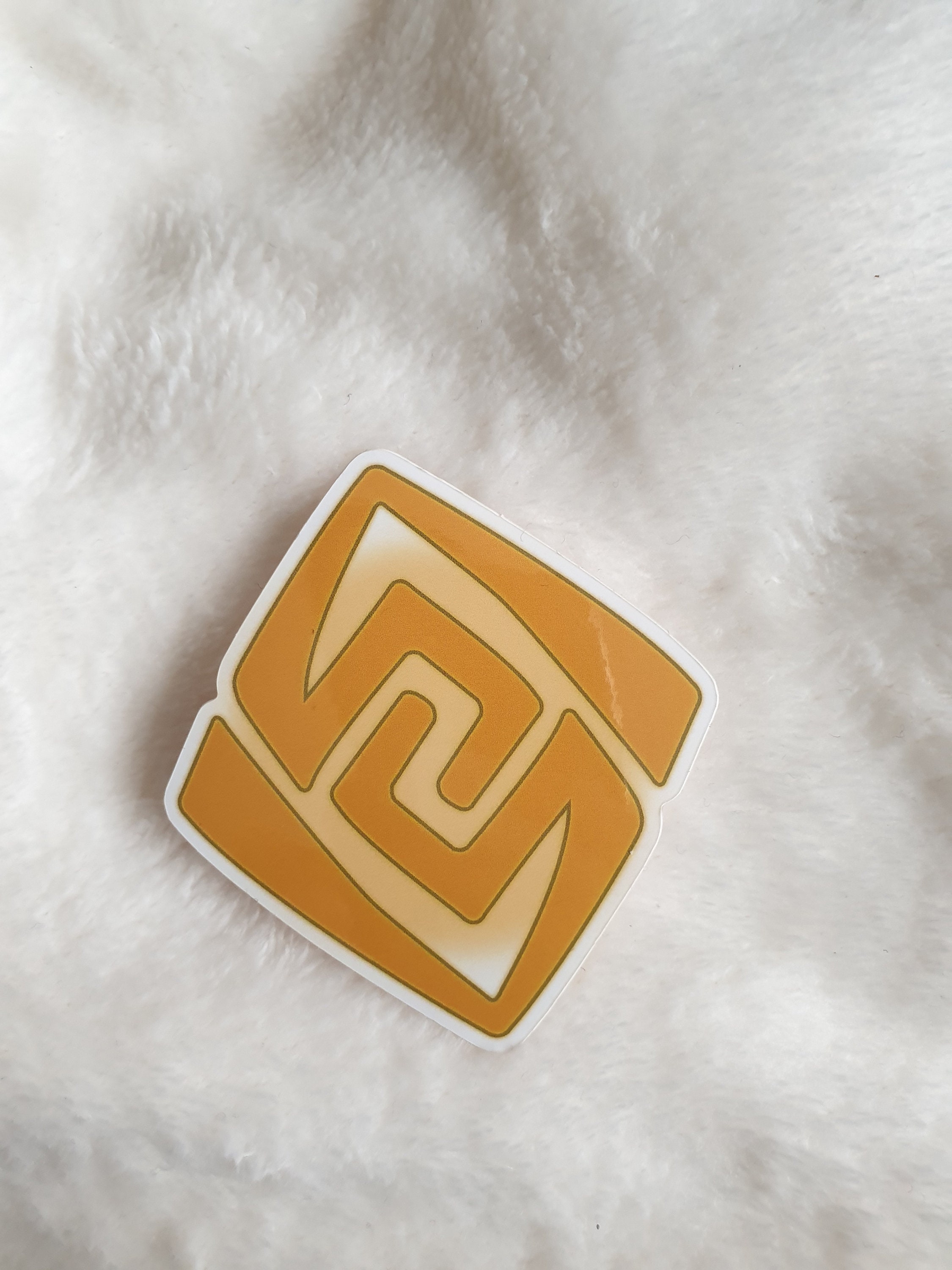 Genshin Impact Vision Emblem Sticker Geo Pyro - Etsy