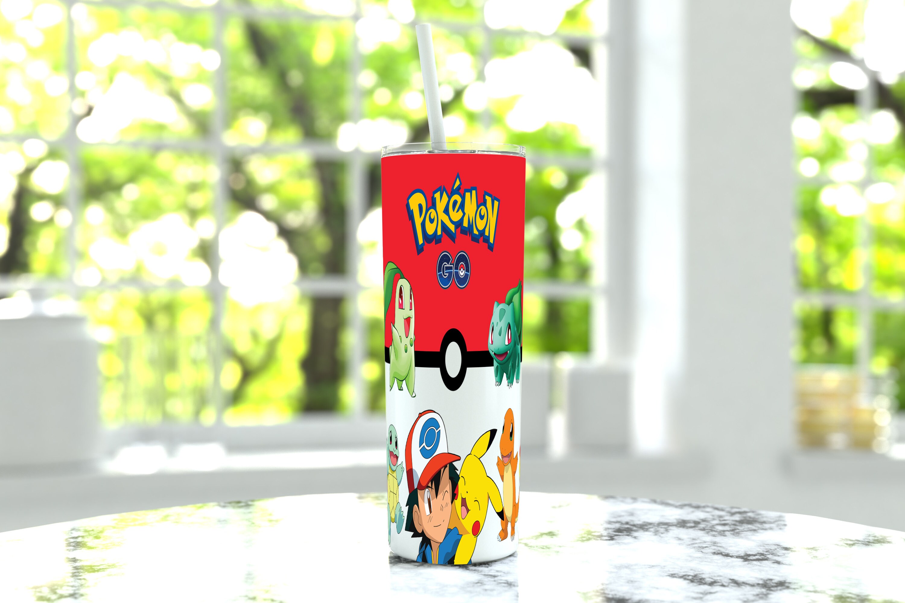 Pokemon 20oz Tumbler, Skinny Tumbler, Insulated Tumbler, Pokemon Cups ...