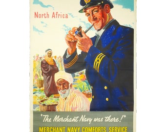 Merchant Navy Poster - Etsy UK