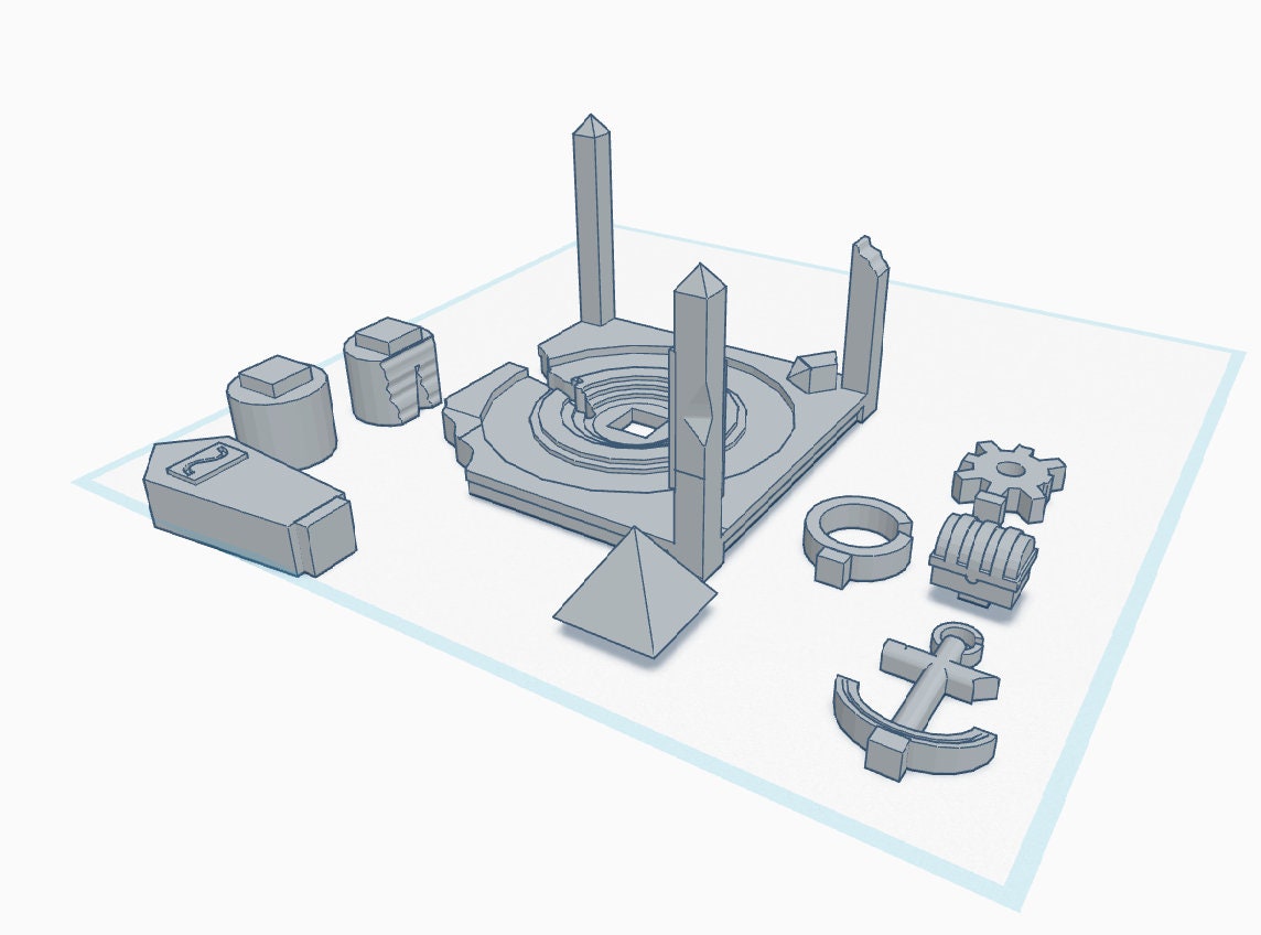 3D Model - Altar and Accessories - 3D Printing - D&D - Etsy