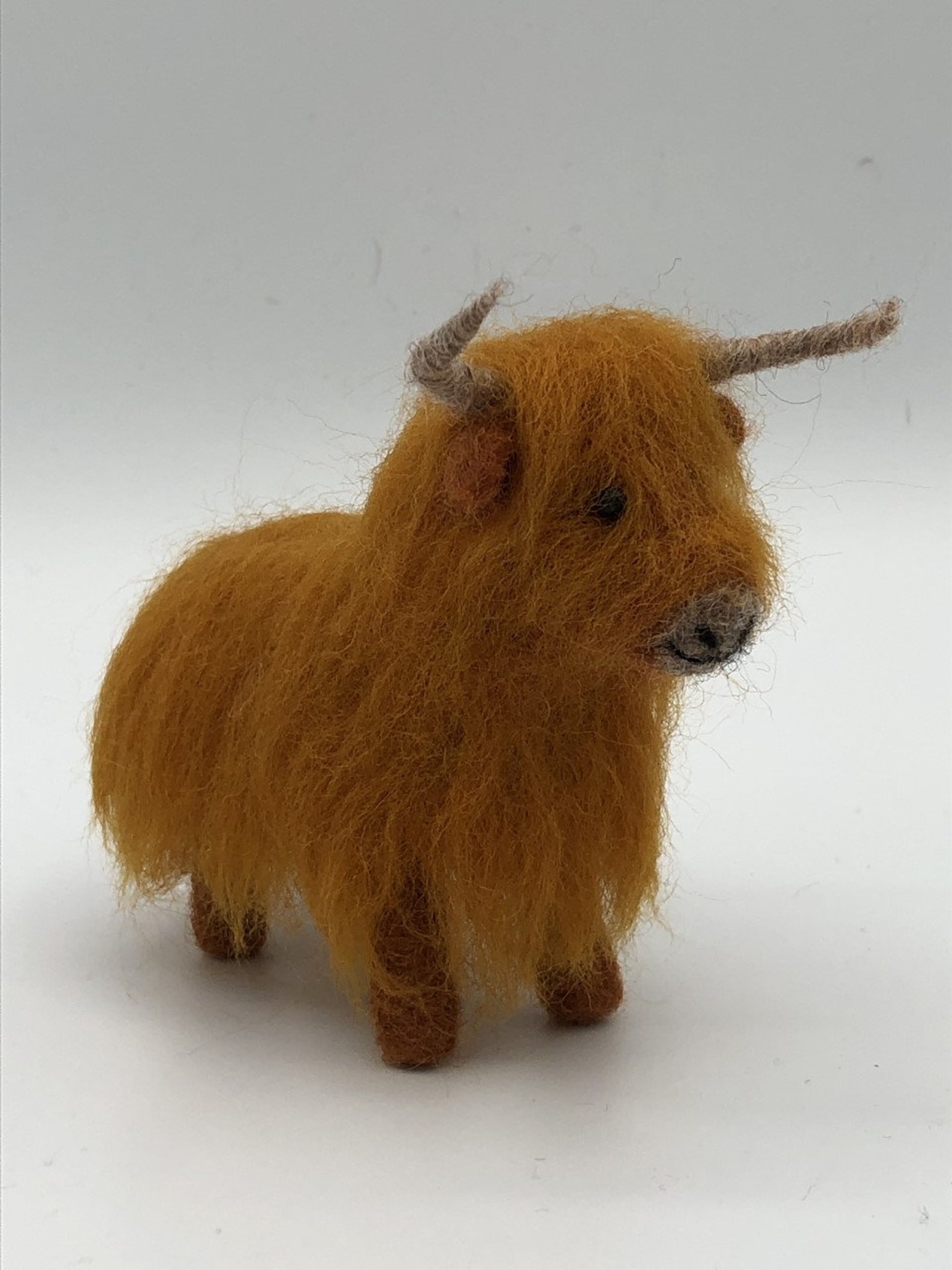 Needle Felted Highland Cow (muckle Coo) PDF Downloadable Instructions ...