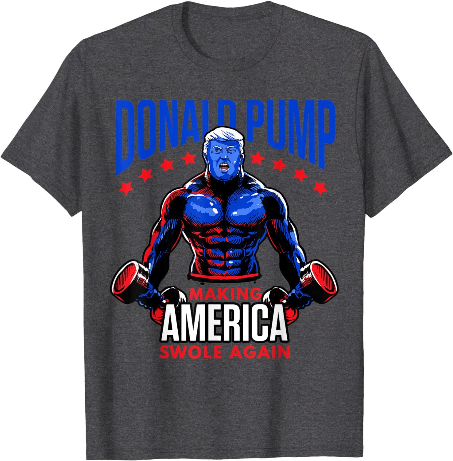 Donald Pump Swole America Trump Weight Lifting Gym Fitness - Etsy UK