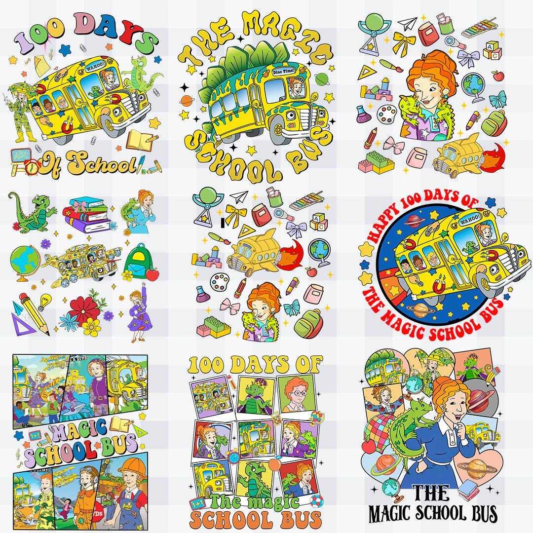 10 Teacher the Magic School Bus Bundle, Ms Frizzle Back to School,take ...