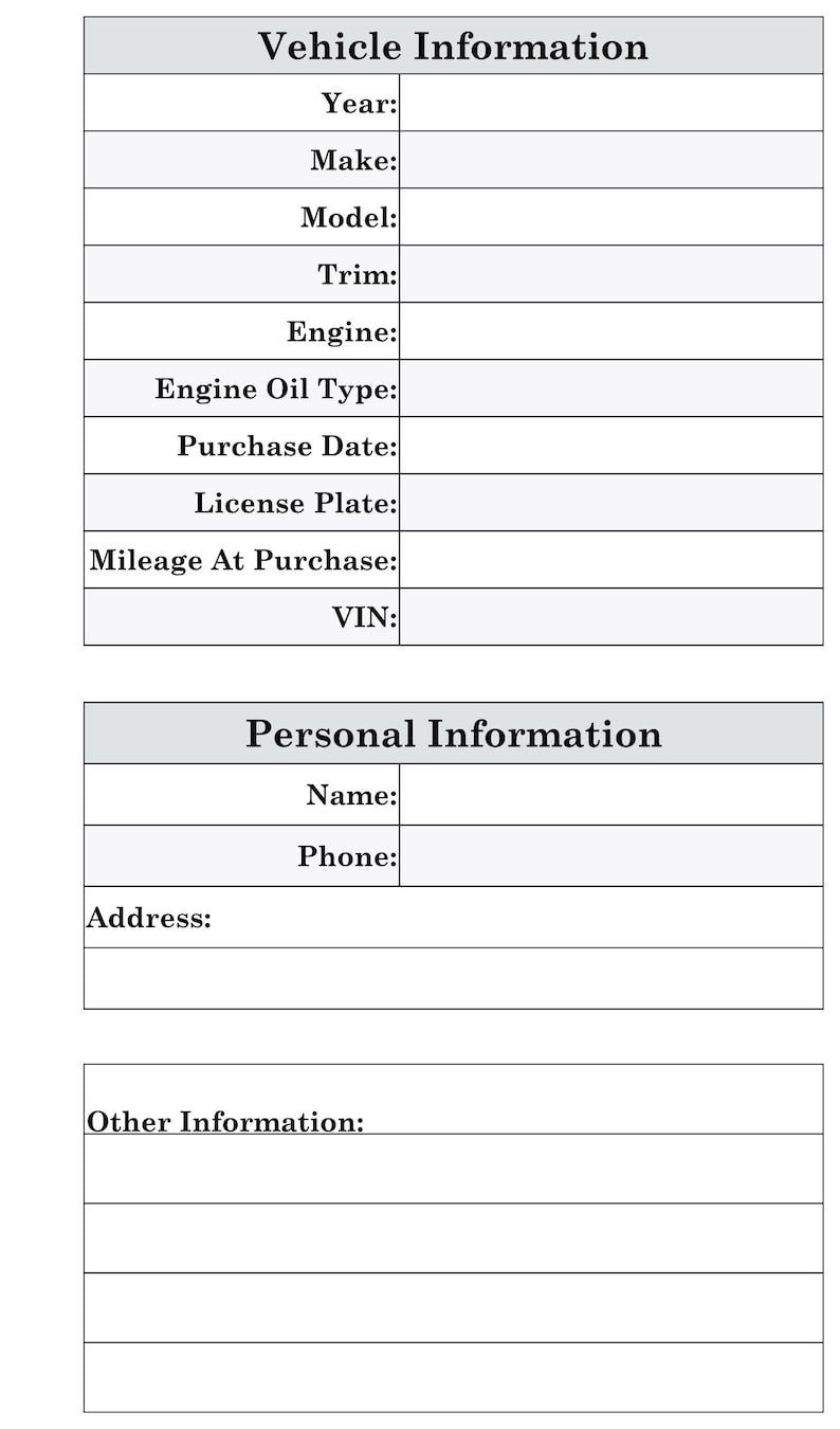 Vehicle Maintenance Log Book - Wire Bound 5" X 8.5" | Car Repair and ...