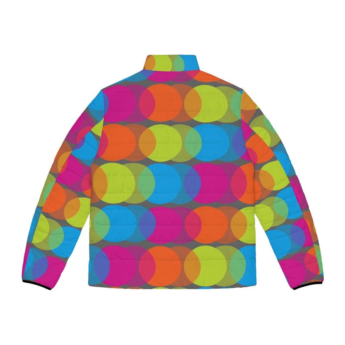 Men's Puffer Jacket AOP, All Over Print Puffer Jacket, Puffers ...