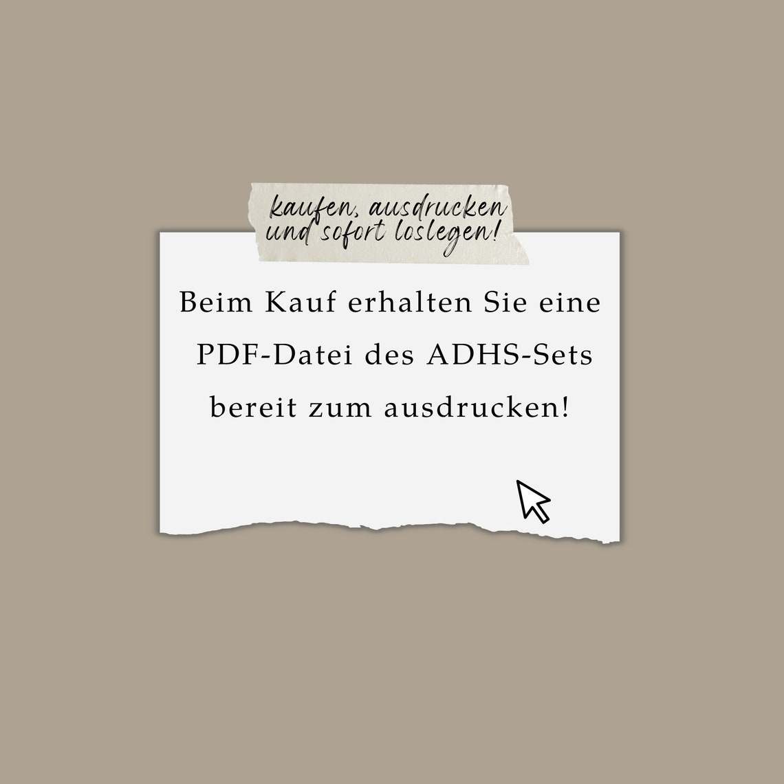 ADHD Kit to Print Out - Etsy