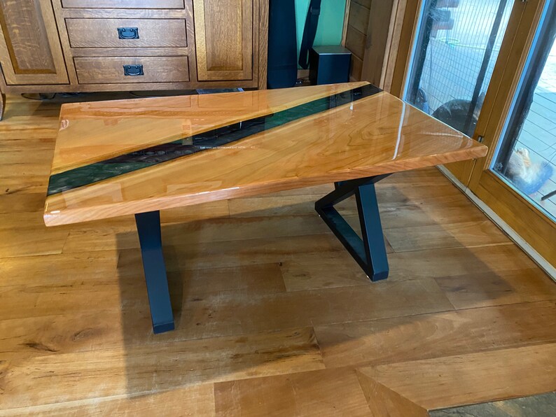 Cherry Wood River Table - Etsy