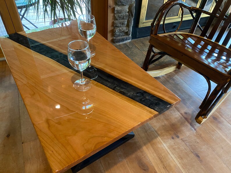 Cherry Wood River Table - Etsy