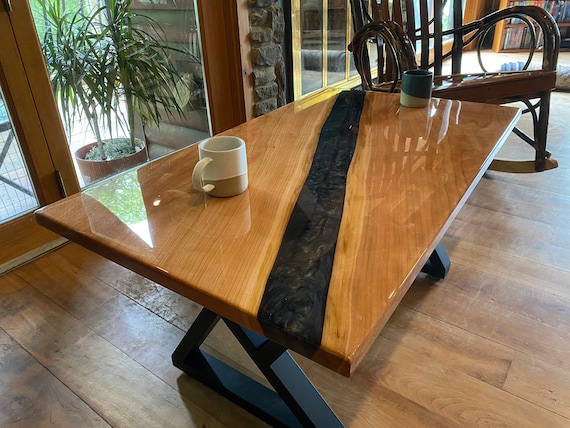 Cherry Wood River Table - Etsy