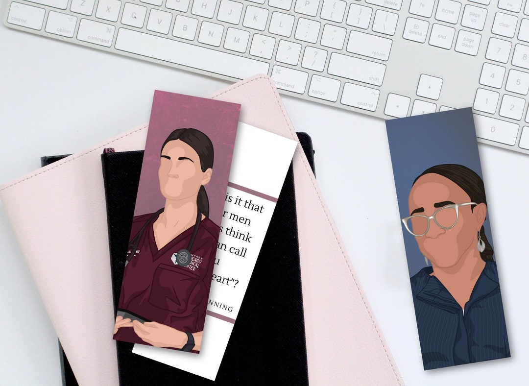 Chicago Med Bookmark Set Digital Downloads Digital Bookmarks Bookmarks ...