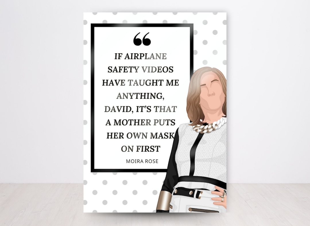 Moira Rose Quote Card Faceless Art Digital Download Mother's Day ...