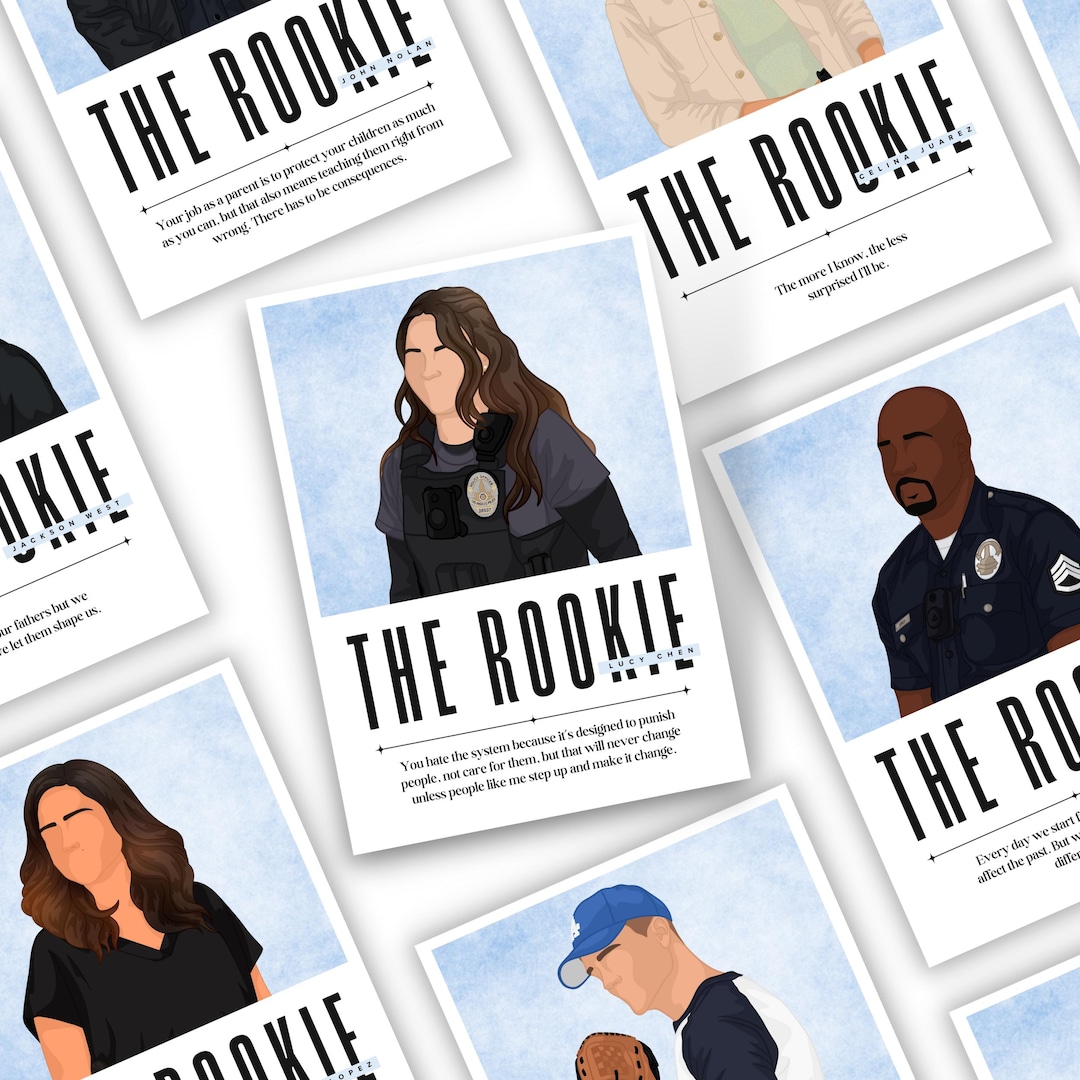 The Rookie Quote Posters | Women of the Rookie Prints | 5"x7" Art ...