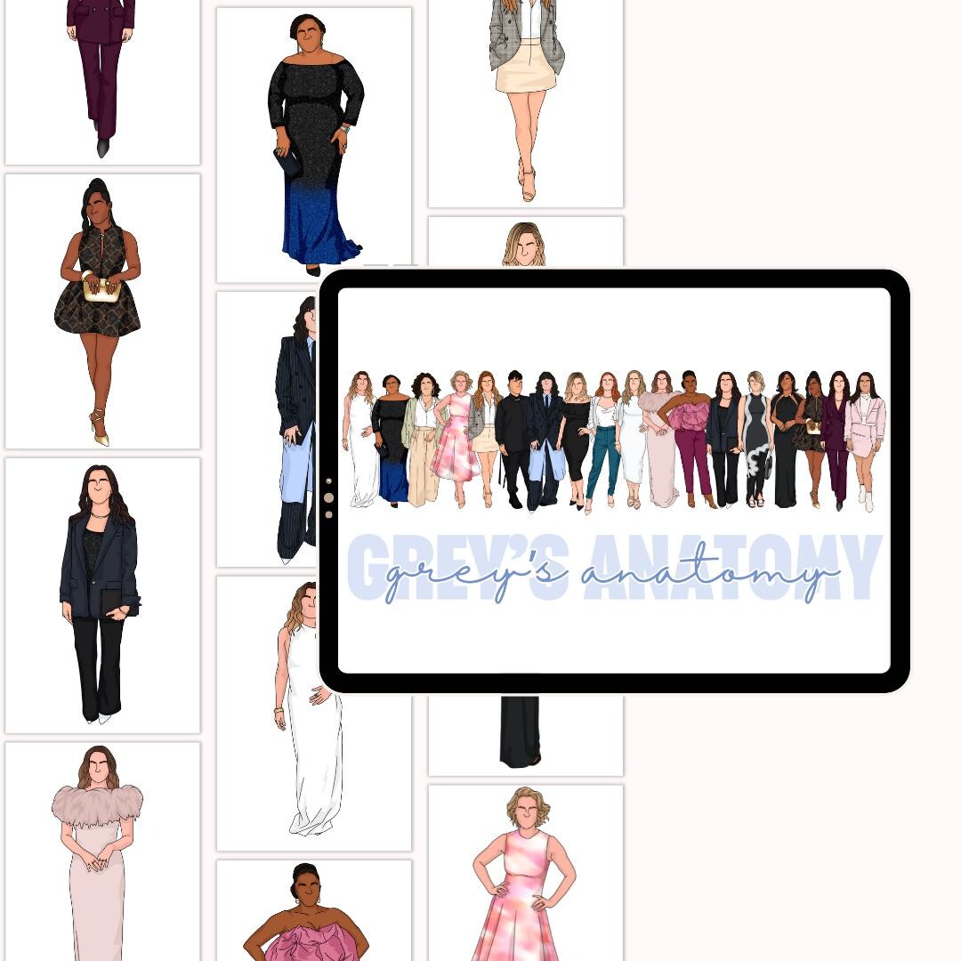 The Actresses of Grey's Anatomy Poster | Grey's Anatomy Poster ...