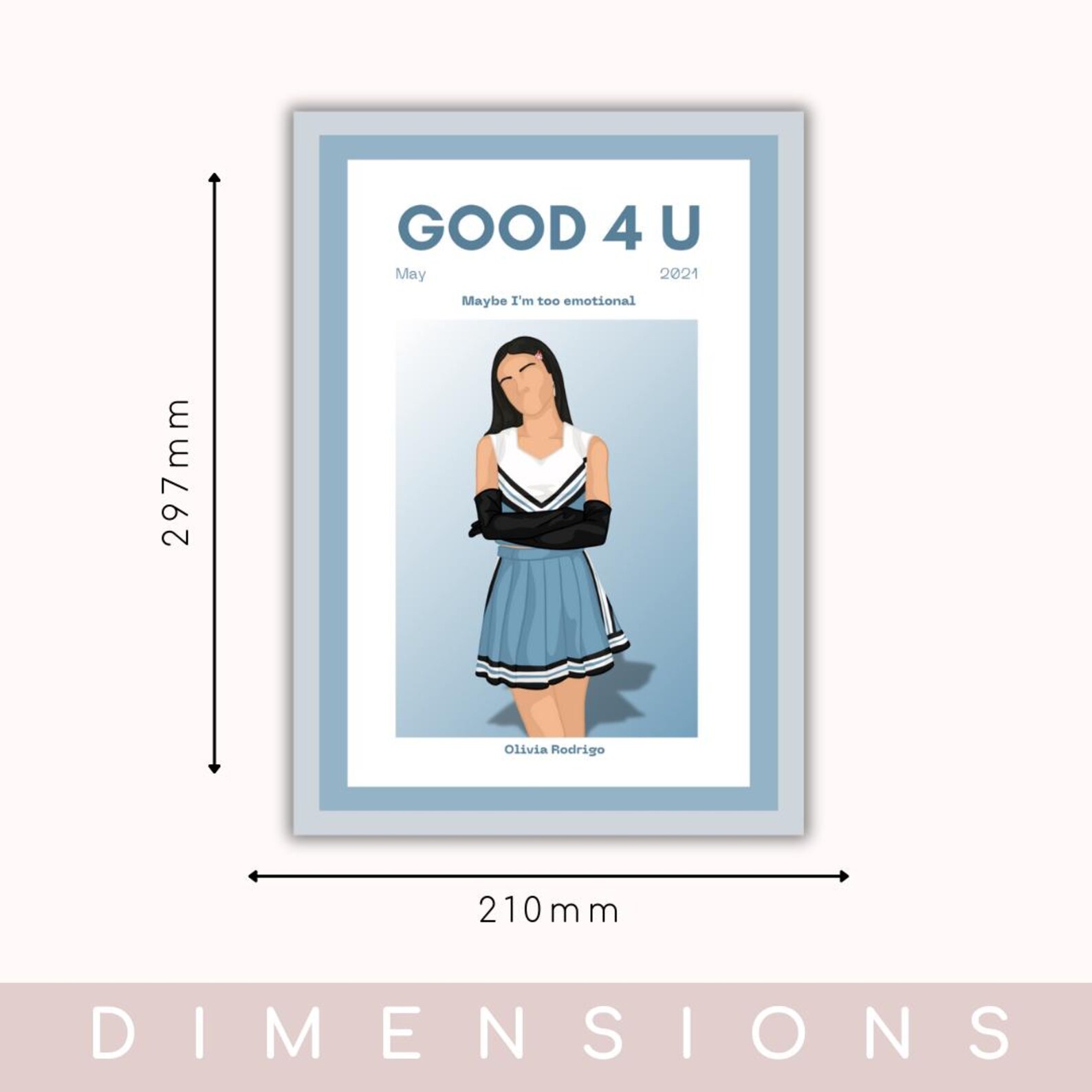 Good 4 U Music Video Digital Poster | Music Inspired Posters | Digital ...