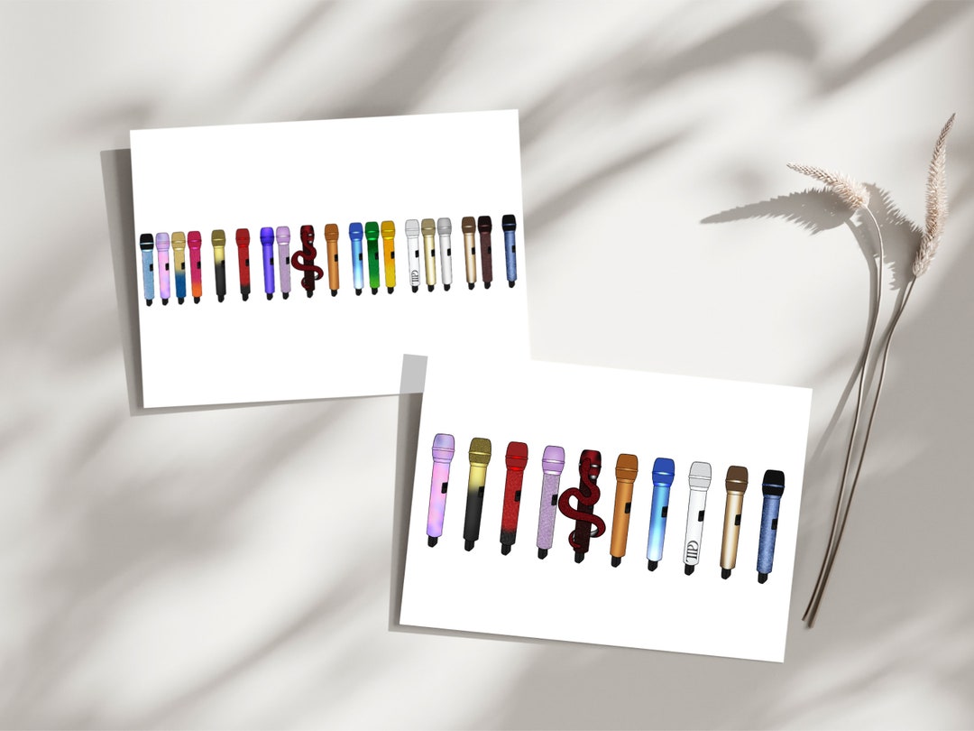 The Eras Tour Microphone Posters Taylor Swift Print Concert Prints ...