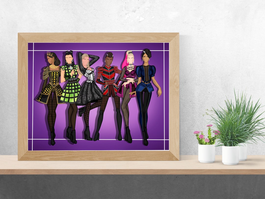 Six the Musical Poster six Poster Digital Poster Poster Christmas Gift ...