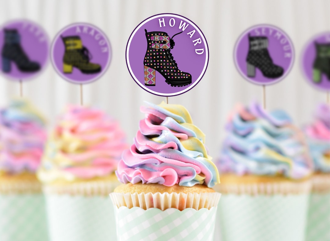 SIX the Musical Cupcake Toppers Faceless Art Digital Download Printable ...