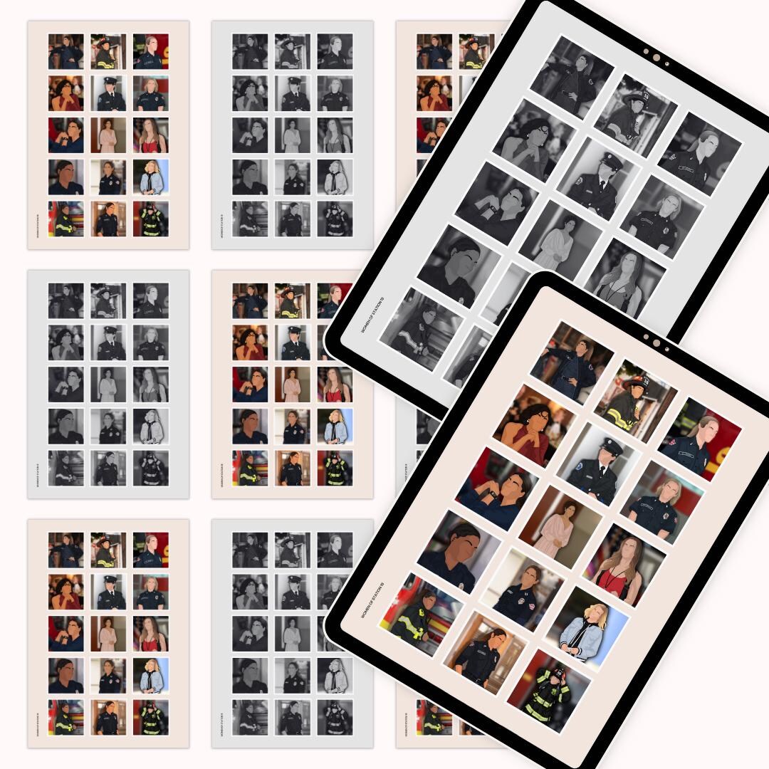 The Women of Station 19 Grid Poster | the Rookie Poster | Character ...