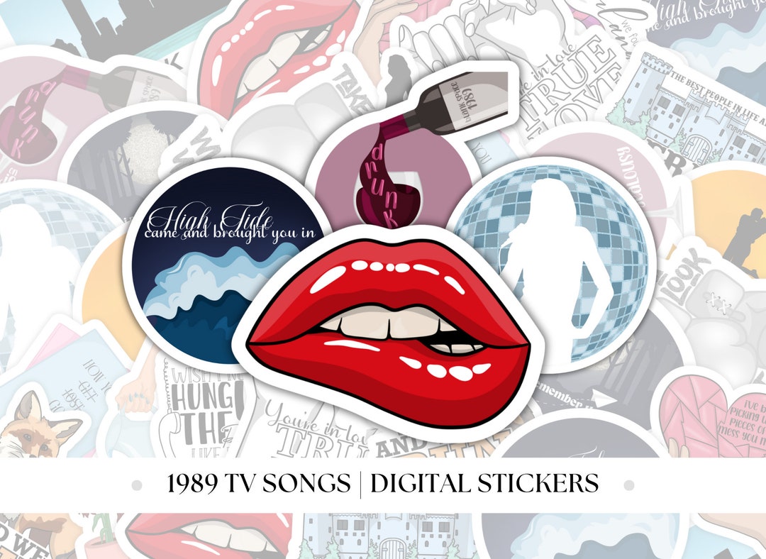 1989 Taylor's Version Sticker Set Digital Download Swiftie Stickers the ...