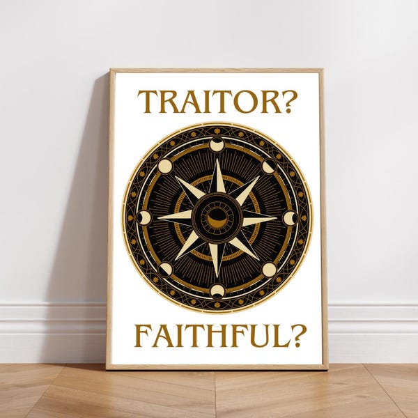 Traitors Frame Wall - Etsy UK