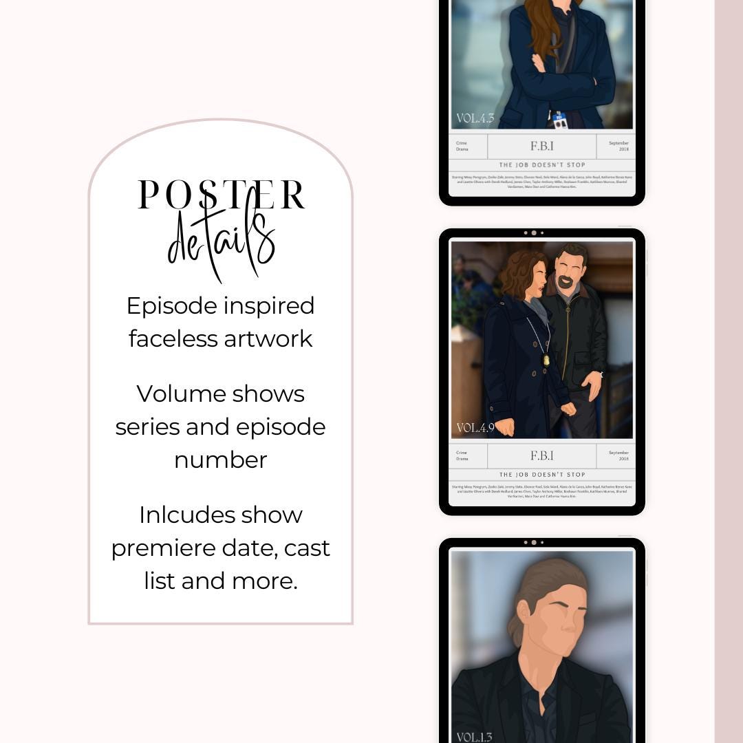 FBI Episode Posters | FBI Series Poster Pack | Character Poster | TV ...