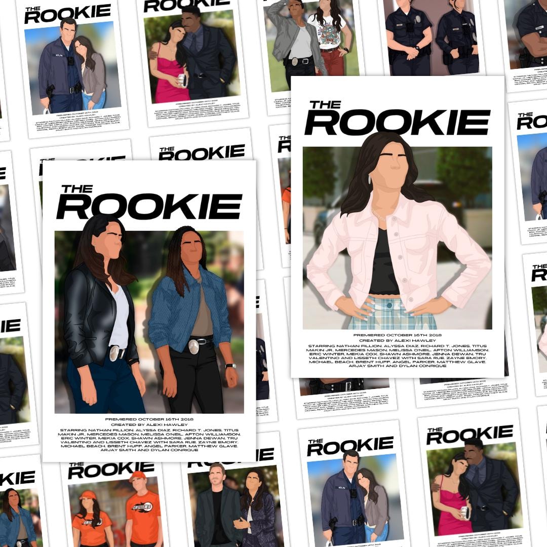 The Rookie Series Minimalist Poster| Lucy Chen Poster | Character ...