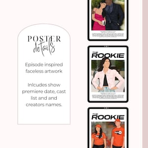 The Rookie Series Minimalist Poster| Lucy Chen Poster | Character ...
