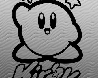 Kirby SVG for Craft Machines Cricut Cameo Silhouette - Etsy Israel