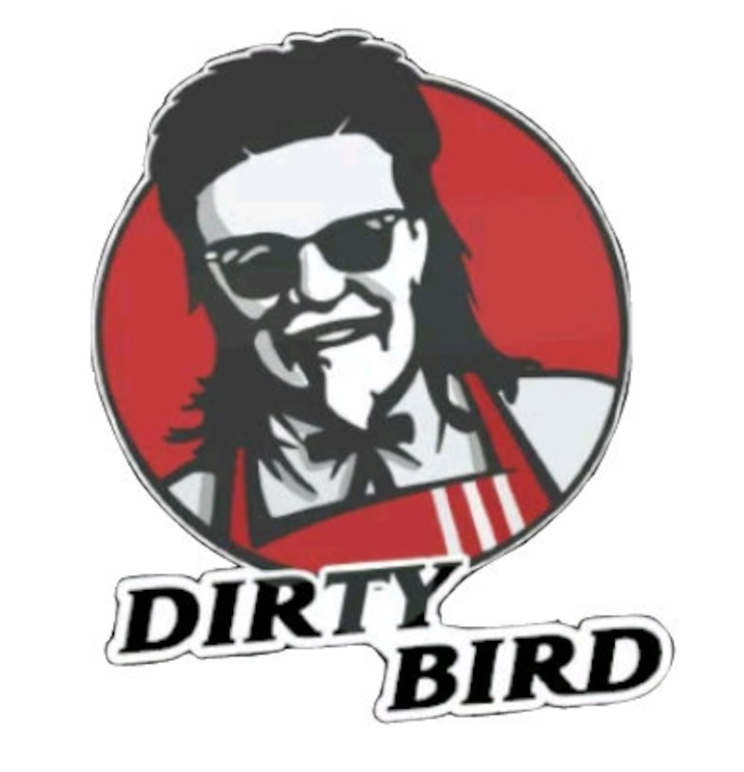 Dirty Bird Kfc Holographic Laminated Vinyl Sticker - Etsy