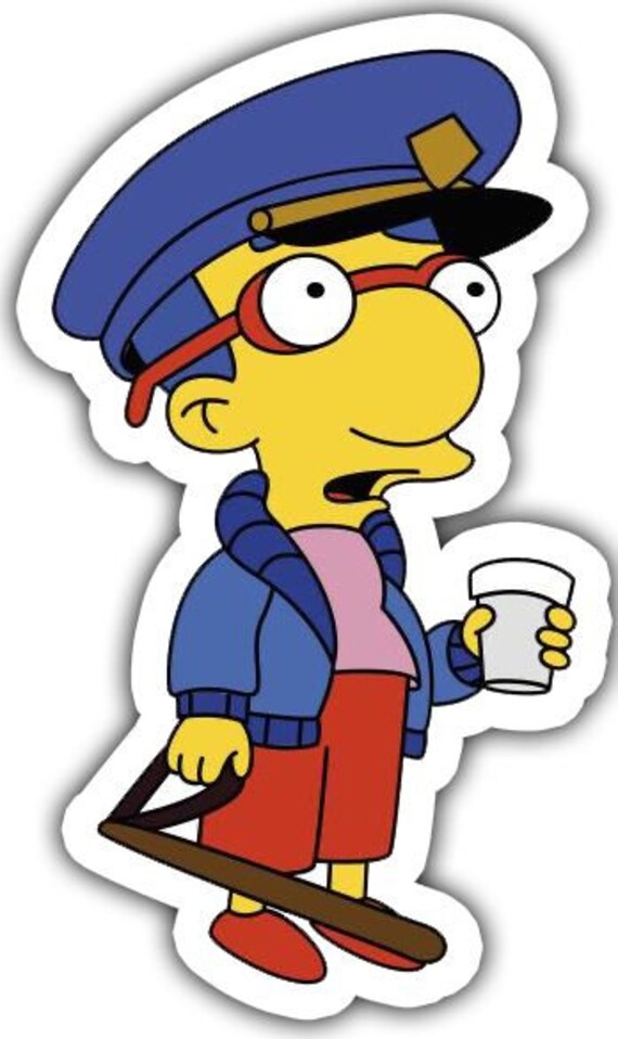 Milhouse Sticker Vinyl Sticker Decal Aussie Funny Meme Bogan - Etsy