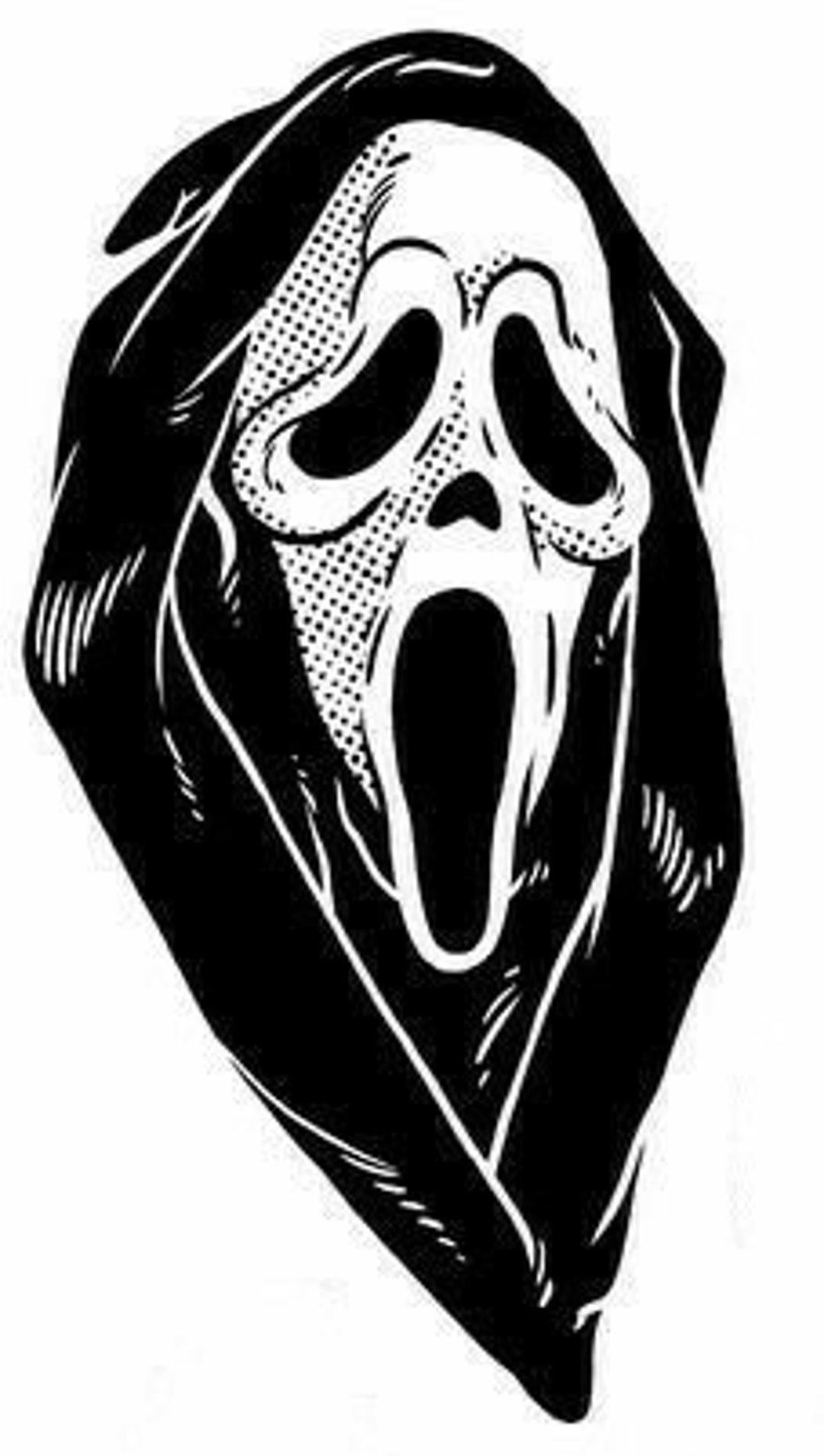 Ghostface SVG SVG for Craft Machines Cricut Cameo Silhouette - Etsy