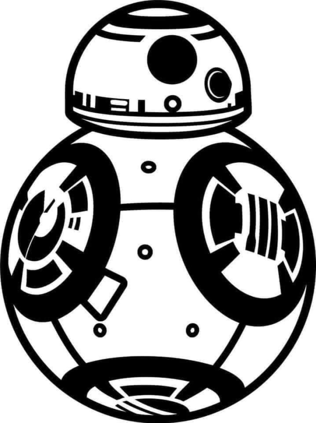 BB8 SVG Digital Download Minimalist SVG PNG Star Wars - Etsy Canada