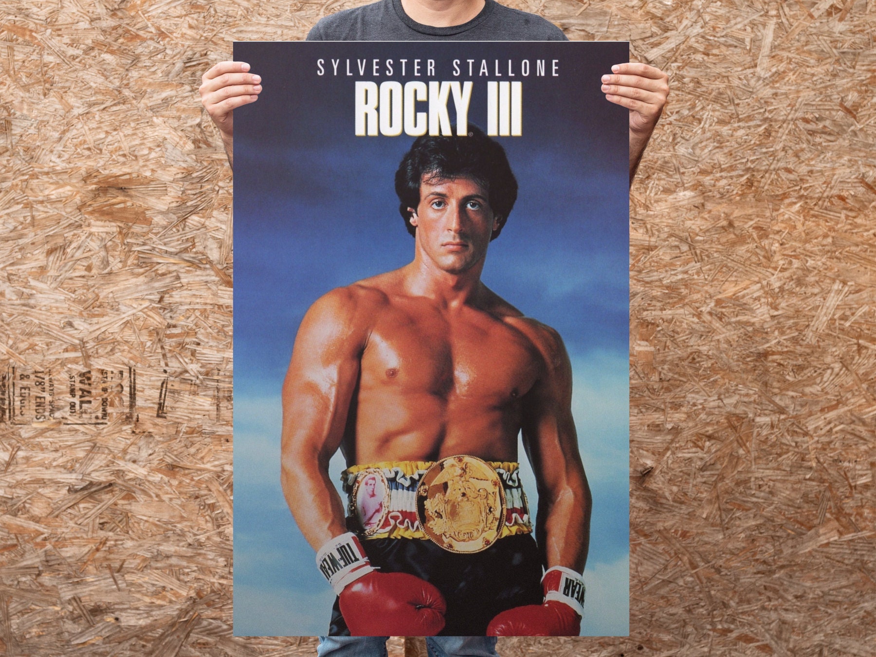 Sylvester Stallone Rocky 3 Poster